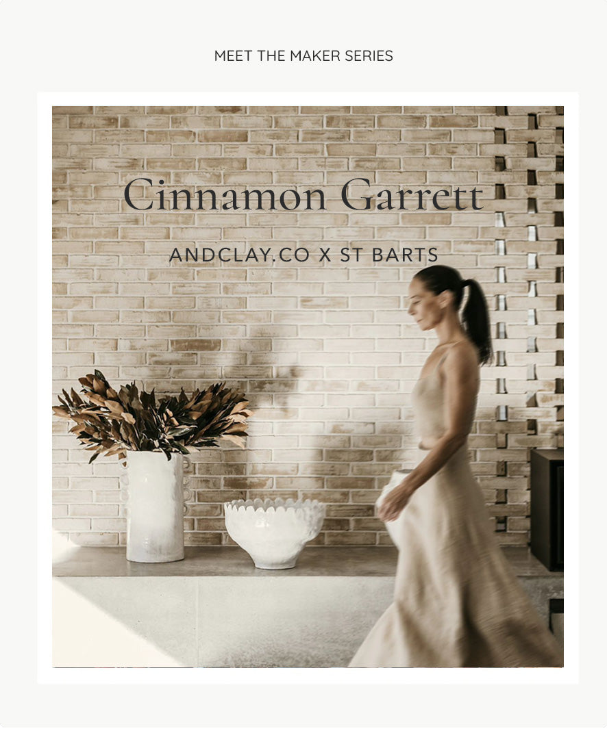 Meet the Maker | Cinnamon Garrett; AndClay.co