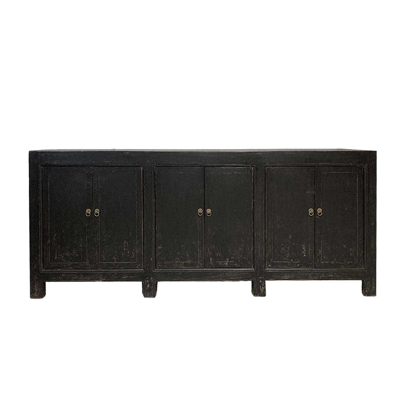 Ada Black Rustic Timber Sideboard