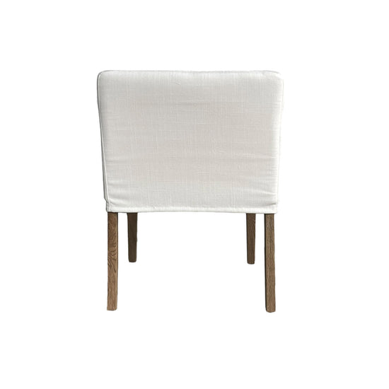 LA Dining Chair - White Linen